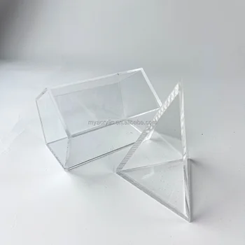 Acrylic Transparent Pendant Triangular Pyramid Triangular Prism ...