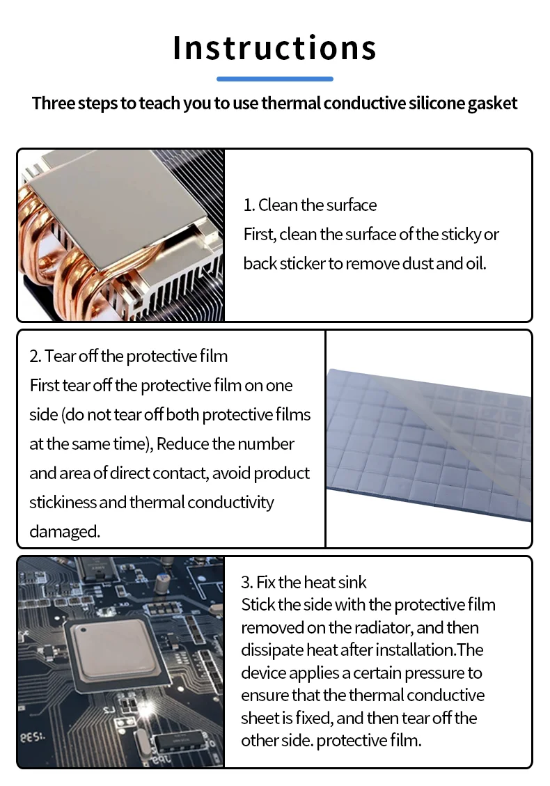 PCM Silicone Free Thermally Conductive Gap Filler Pad ,Heat Resistant ...