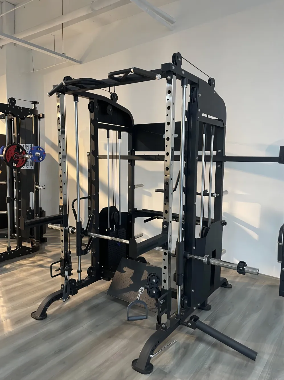 Home Gym Equipment Lat Pulldown Rowing Cable Crossover Strength Training Smith Machine Power ...