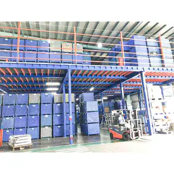 Customized Heavy Duty Industrial Warehouse Mezzanine Storage Metal ...