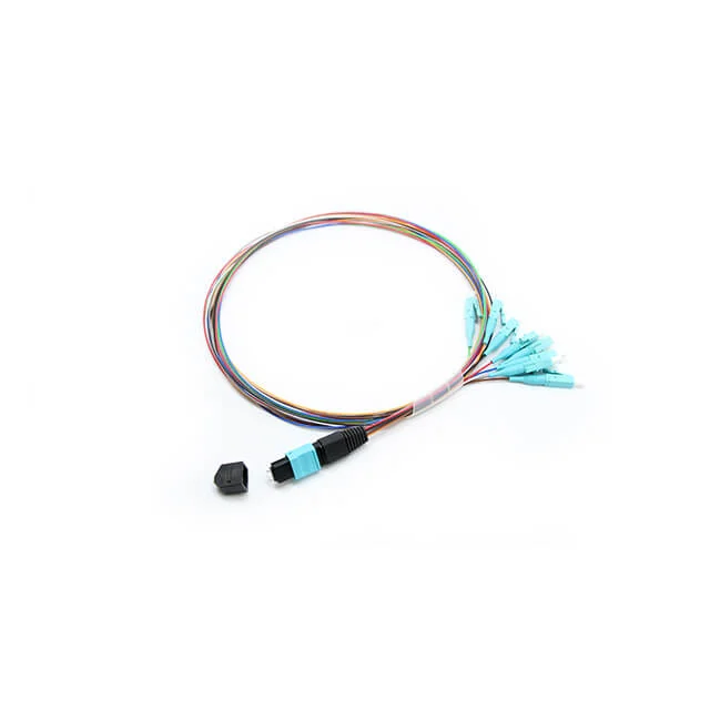 8 Cores Mtp(male) - Lc Fanout 0.9mm 30cm Fiber Optic Patch Cable ...