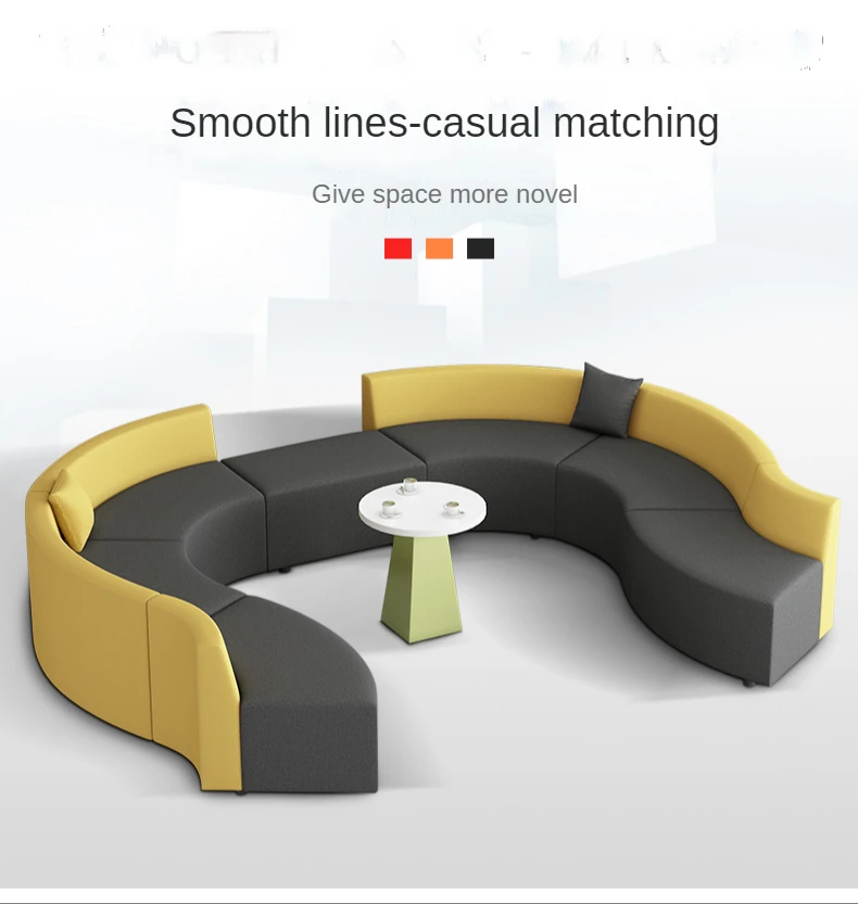 Modern Modular Office Sofa Set for Lounge & Reception