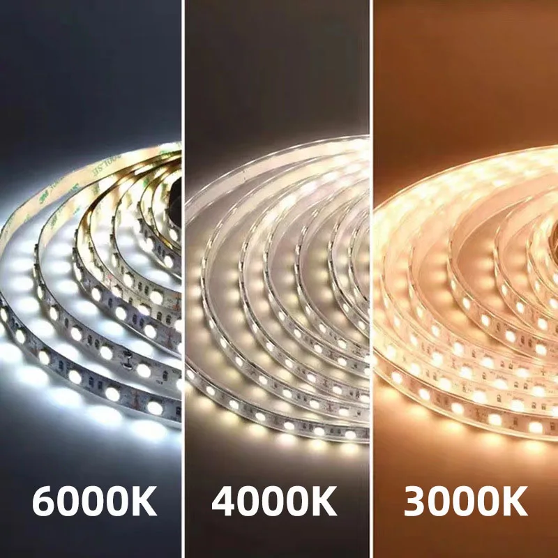 3 CCT Dimmable LED Strip - Flexible 24v Diffuse Lighting