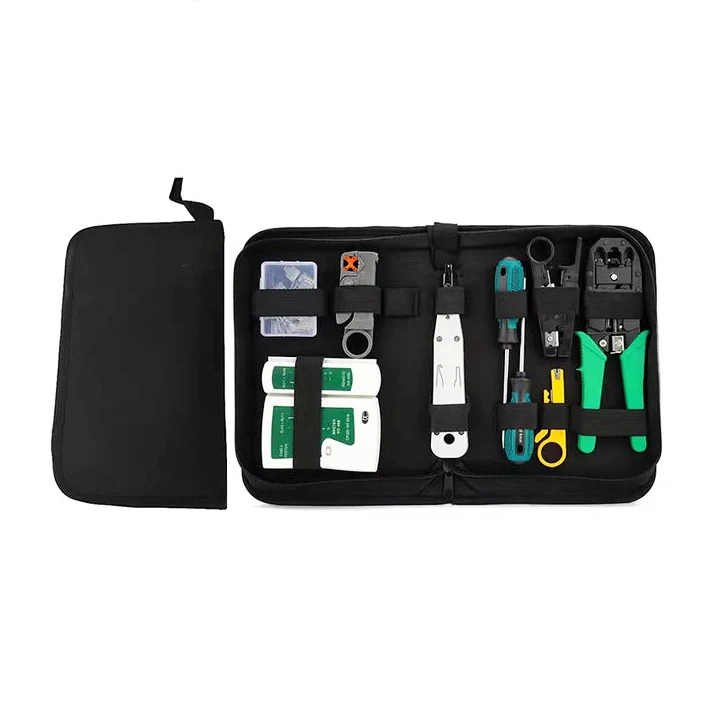 Rj45 Crimping Tool Kit For Cat5/cat6,Professional Computer Lan Cable ...
