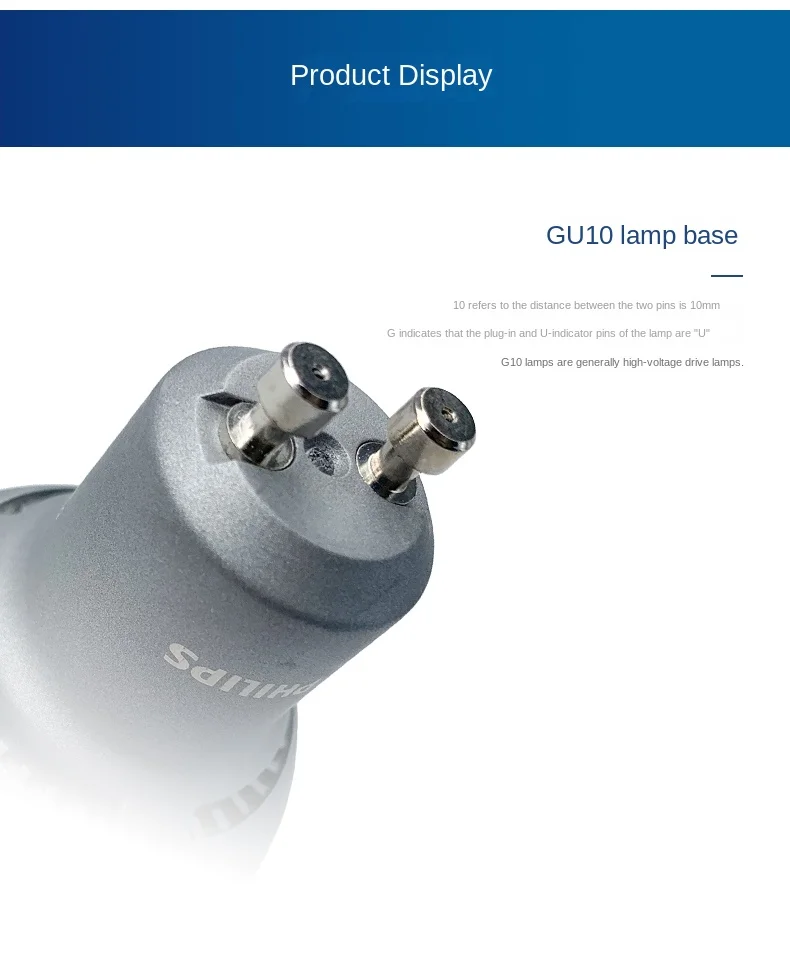 Philips LED Cup Spotlight - Efficient and Versatile Lighting