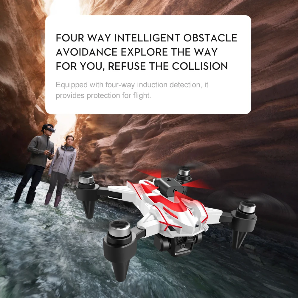 New 2024 Drone Flow Positioning Brushless Folding 4k Professional Camera Infrared Obstacle ...