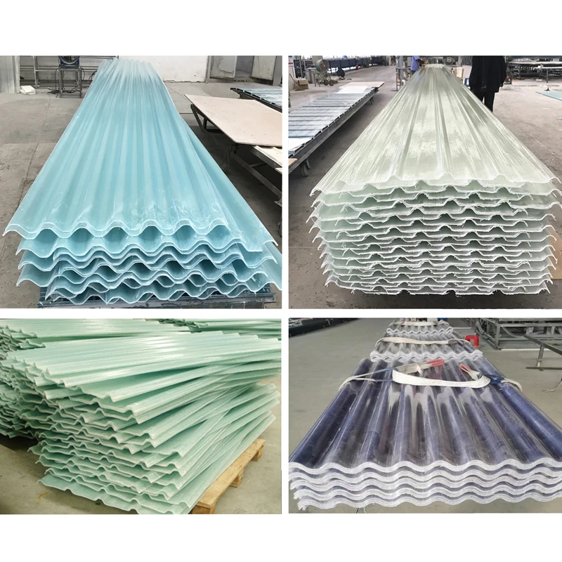 Heat Resistant Frp Transparent Roofing Sheet Fiberglass Flexible Roof ...