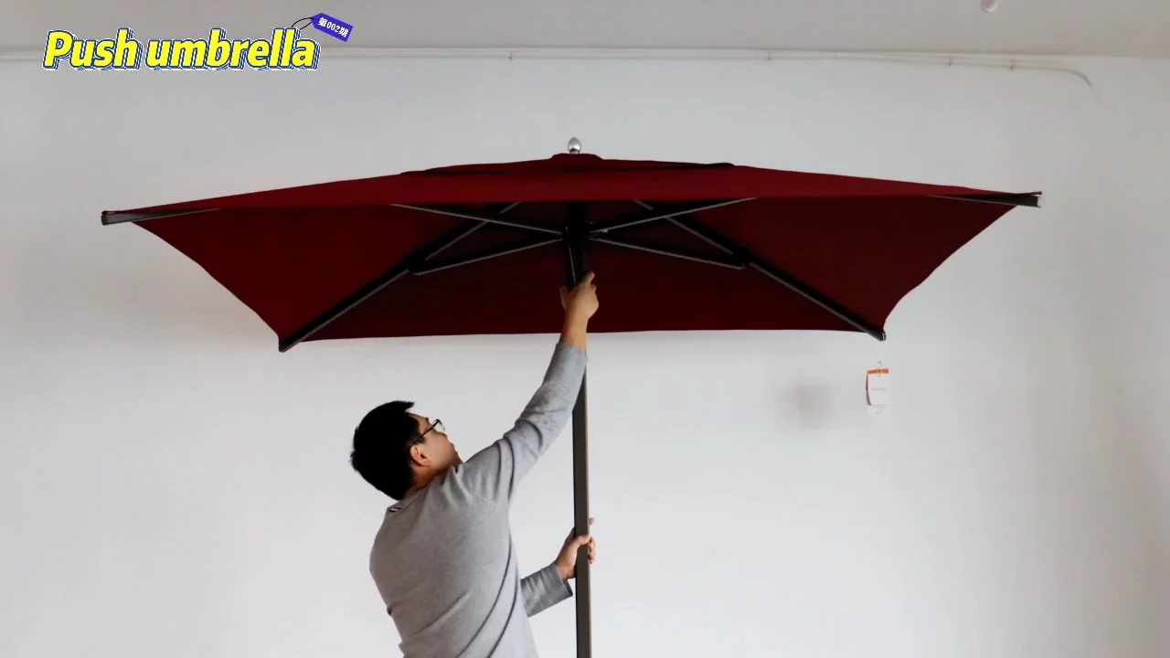 Garden Parasol Courtyard Sun Shade Umbrella Sail Outdoor Square Parasol ...