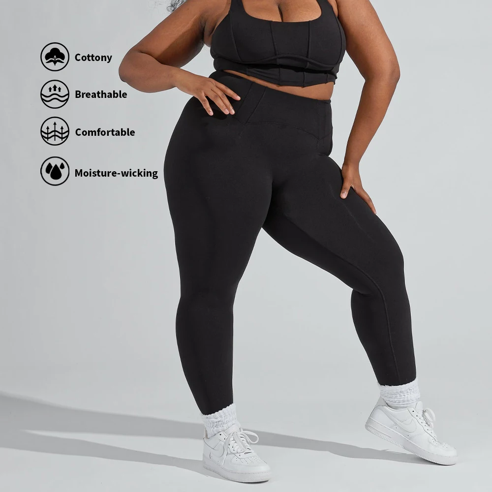 Custom Logo Spandex Workout Pants - Plus Size & Yoga Leggings