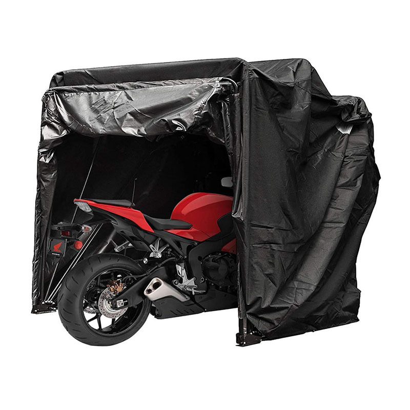 Outdoor Heavy Duty Motorcycle Shelter - Folding Cover Storage