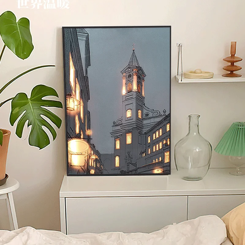 Hot Sale Led Wall Art Painting For Home Entrance Decoration Luxury ...