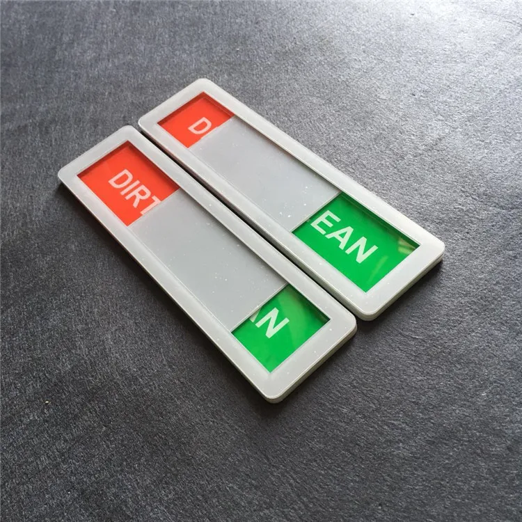 Cleanliness Signs Hotel Magnetic Sign Kitchen Dishwasher Magnet