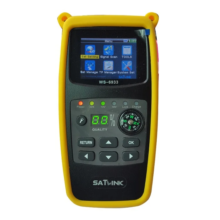 Alibaba.com: SATLINK WS-6933 Digital Satellite Finder with HD display, flashlight, and fast ...