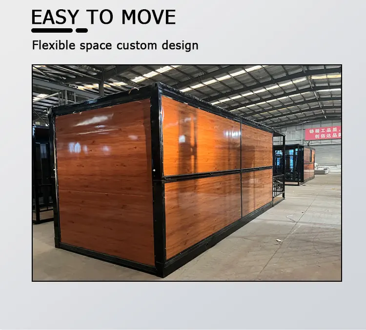 Fast Build Prefab House 20ft 40ft Modular Folding Container House ...