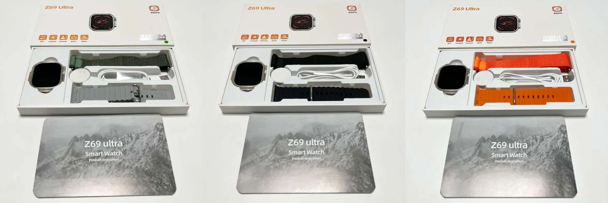 Good Quality Series 8 Reloj Inteligente Z69ultra Smartwatch Double ...