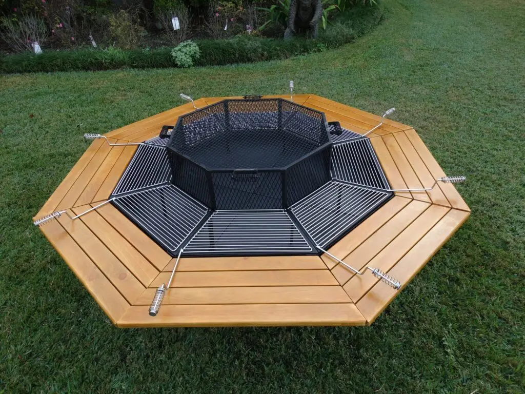 8 Seater BBQ Table with Grill - Perfect for Outdoor Cooking