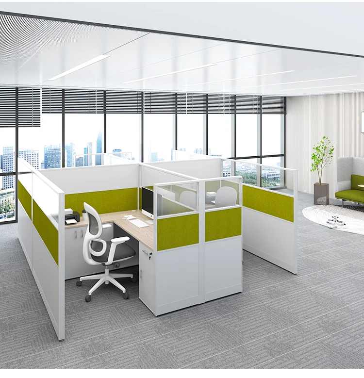 Modern Design High Partition Office Workstation Desk Oem Modular ...