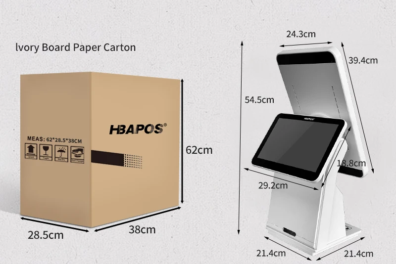 Fast Food Billing Machine - Dual Screen POS System