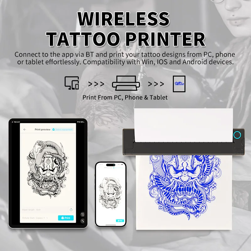 NEWYES Tattoo Printer - Precision Tattoo Stencil Maker