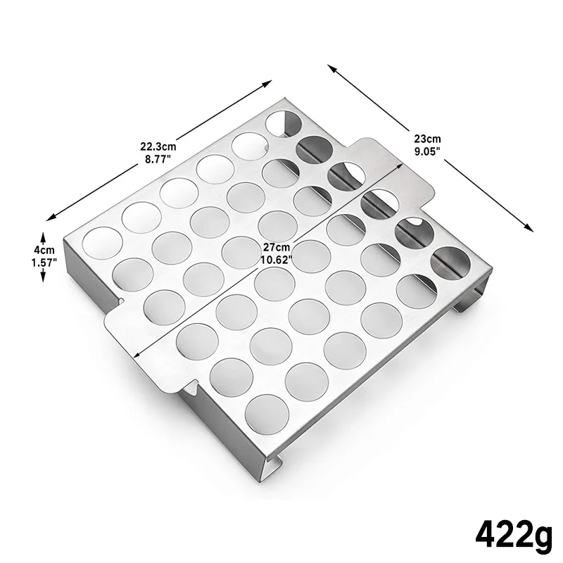36 Holes Capacity Stainless Steel Jalapeno Pepper Grill Rack With ...
