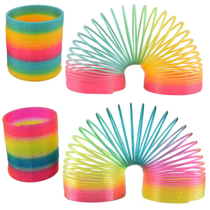 Yiiyo 2024 Rainbow Circle Fidget Toys Bright Colors Goody Bag Filler ...