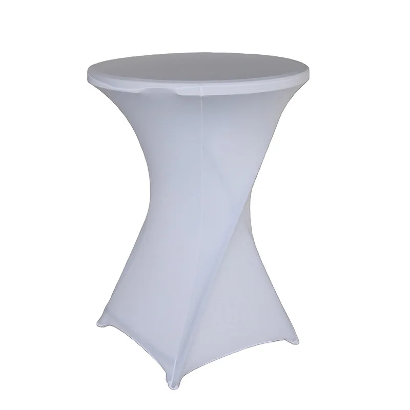 Custom Cheaper Round Spandex Bar Table Covers Elastic Slipcovers ...