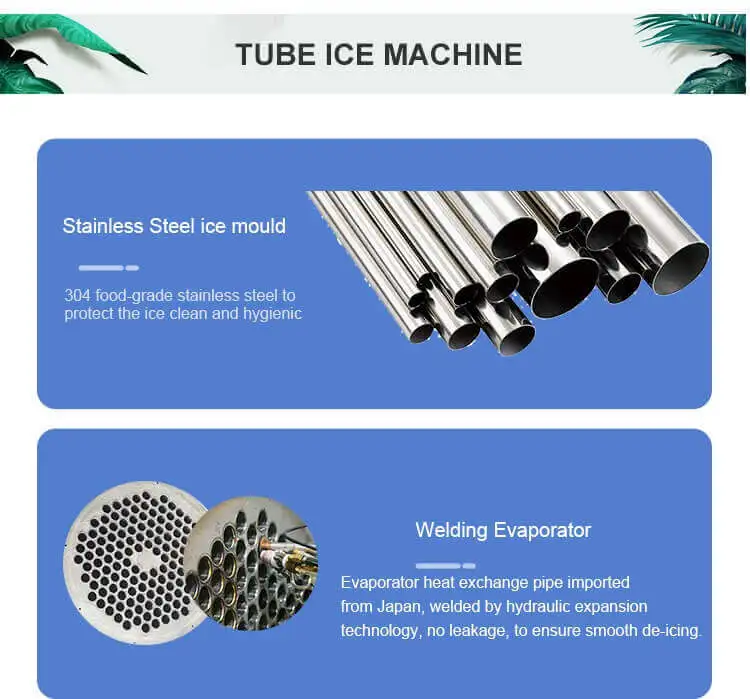 ICEMEDAL IMT5 5 Tons Industrial Automatic Ice Tube Maker Machine for ...