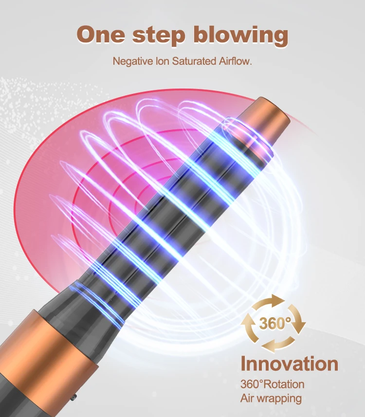 Air Styling Drying System Detachable Multi-styler Auto Curlers Comb ...