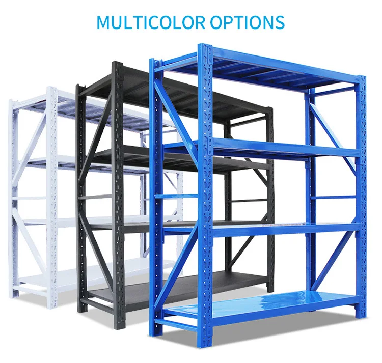 Racking Adjustable Metal Boltless Shelf And Racks Warehouse Storage ...