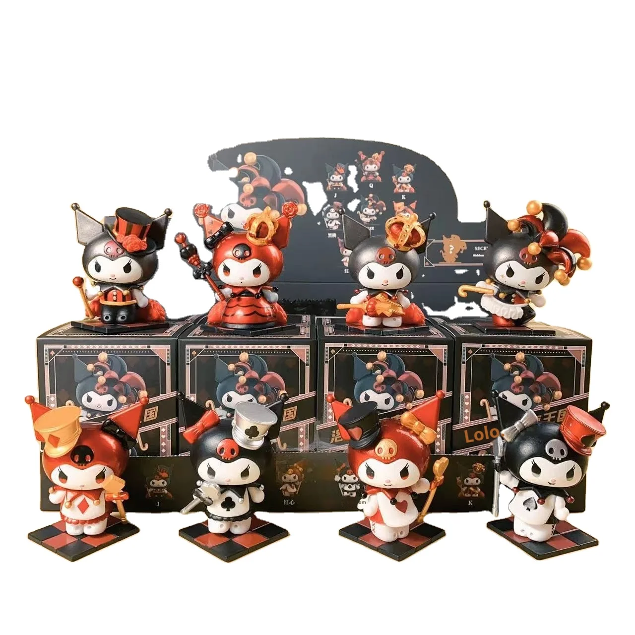 Kuromi Anime Figure Blind Box For Claw Machine Kawaii Cartoon Dolls ...