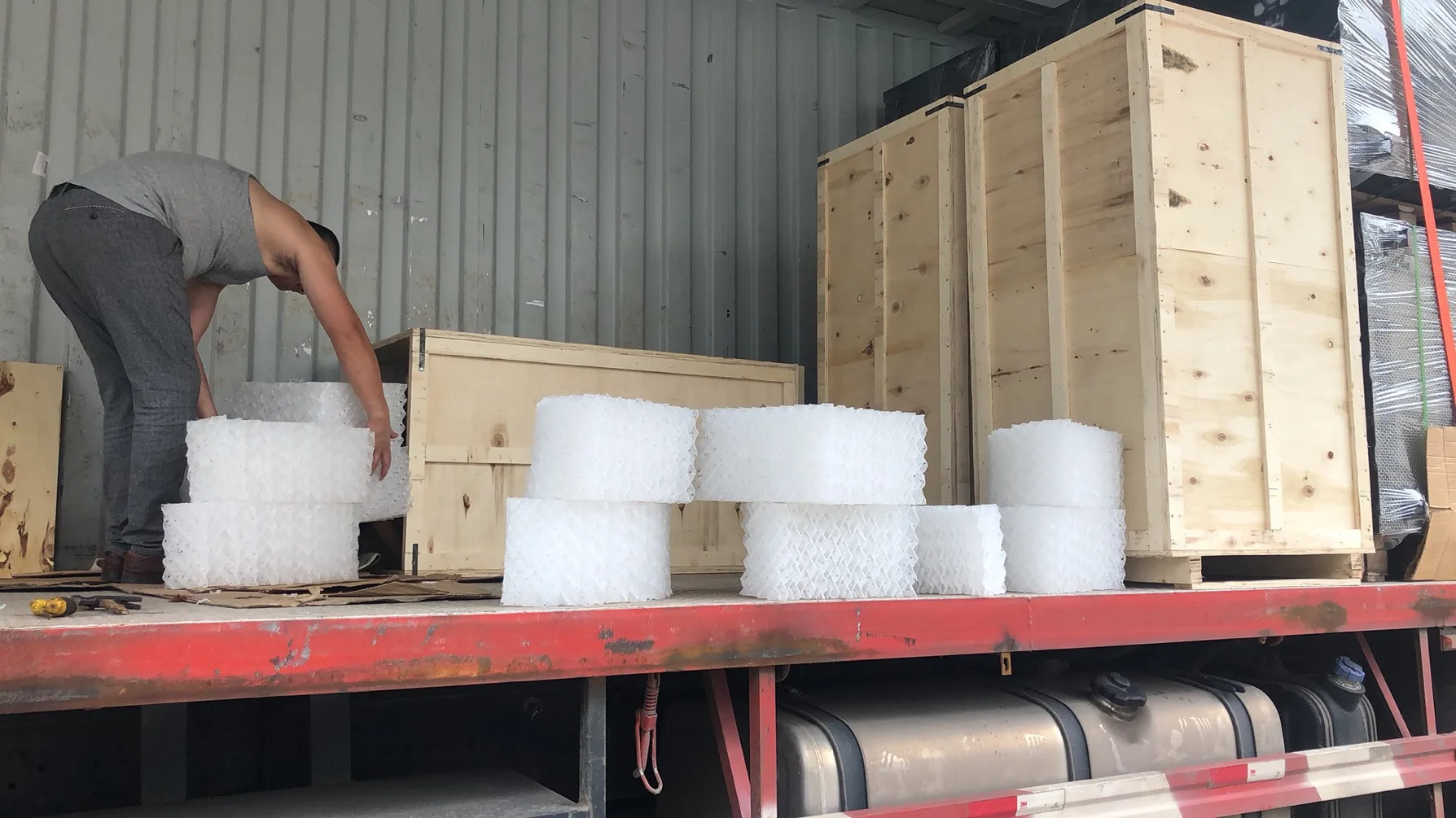 Jxkelley Pp Plastic Tower Packing Corrugated Plate Structured Packing ...