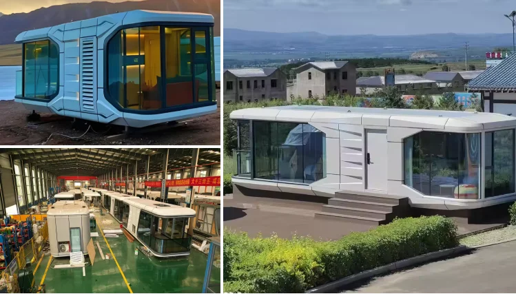 Factory Foldable Mobile Prefabricated Houses Prefabricated Container ...