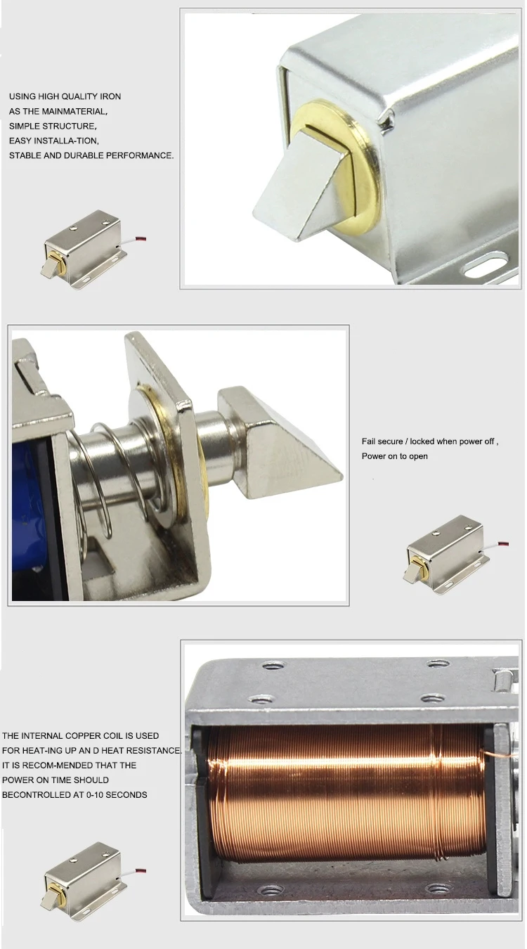 Secure Your Cabinets with Solenoid Locks - Slim Design