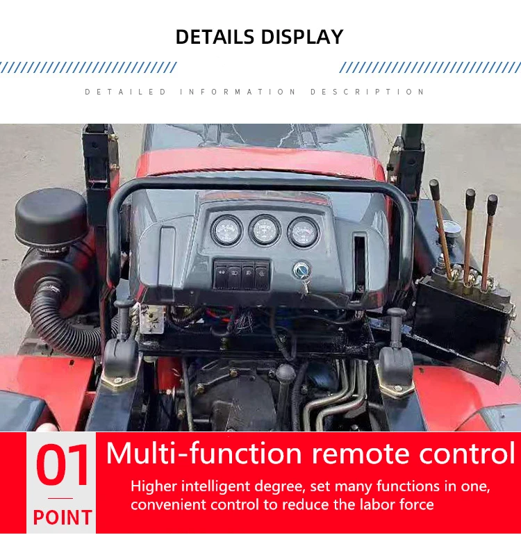 Remote Control Multi-Function 50HP Crawler Tractor for Efficient Farm ...