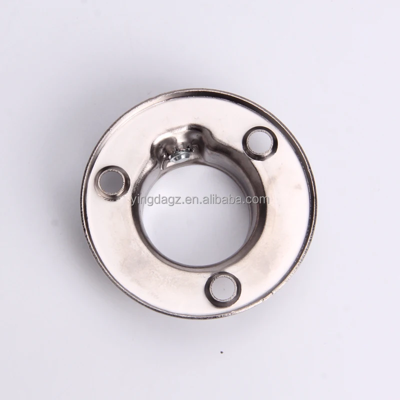 Round Wardrobe Tube Support Iron Flange Block For Steel Round Tube ...