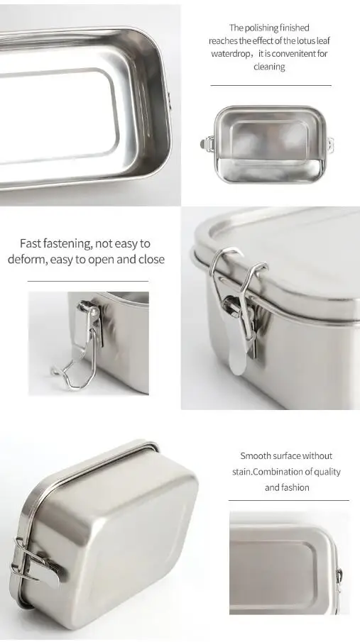 Stainless Steel Cylinder Camping Food Storage Container Stainless Steel ...