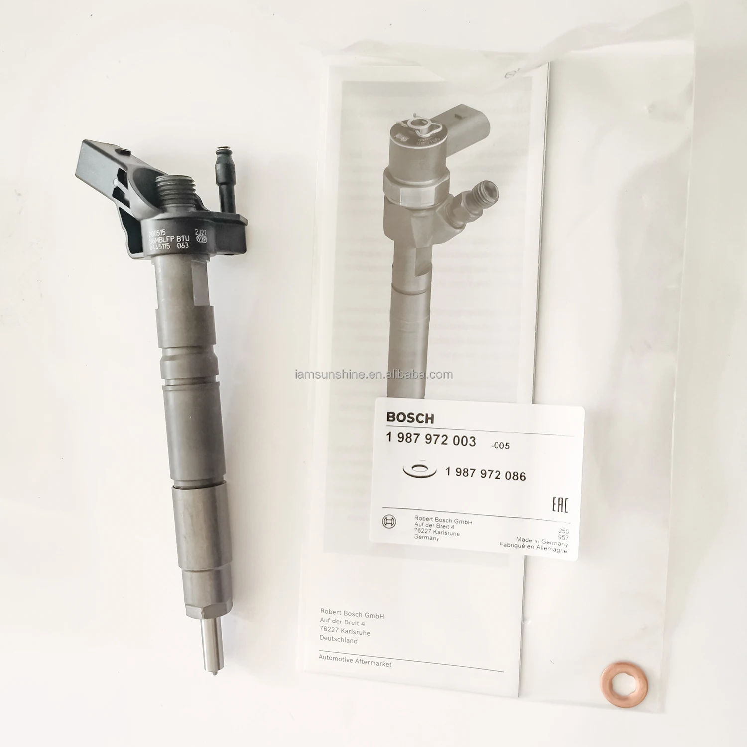 Genuine New Common Rail Fuel Injector 0445115026 0445115027 0445115063 ...