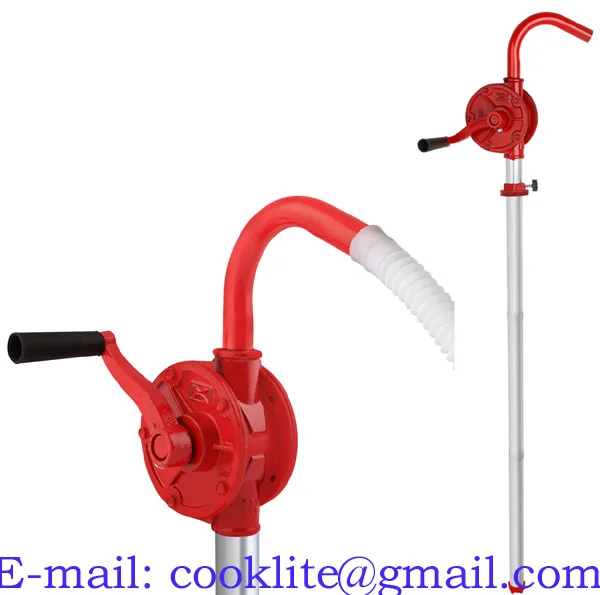 Js-32 Cast Iron 55 Gallon Drum Barrel Tank Rotary Hand Pump For Diesel ...
