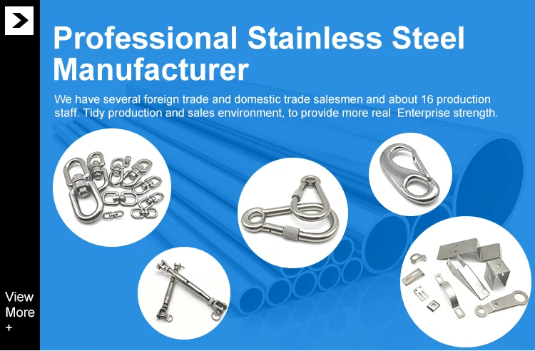 Huanxin Threaded Thread Adjustable Bow Shackle - Stainless Steel