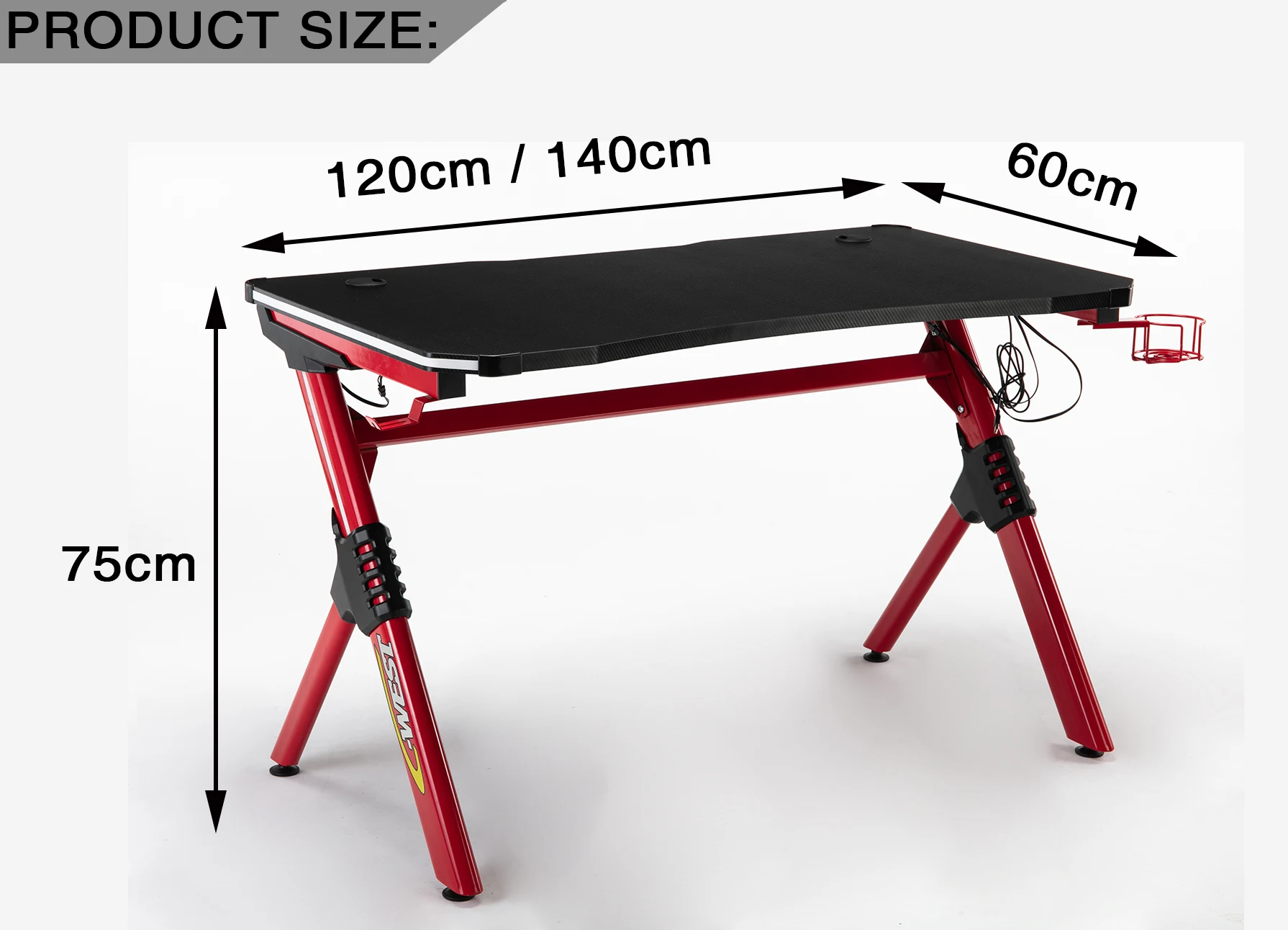 Electric Standing Gaming Table And Chair Set Mesa Gamer Gaming Desk ...