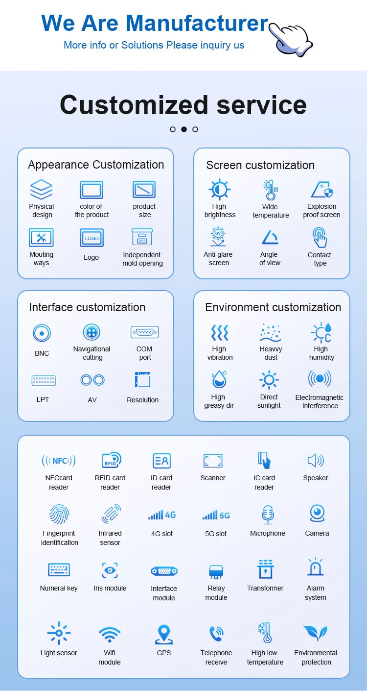 Industrial Monitor Industrial Embedded Pc Panel Touch Screen 2 In One ...