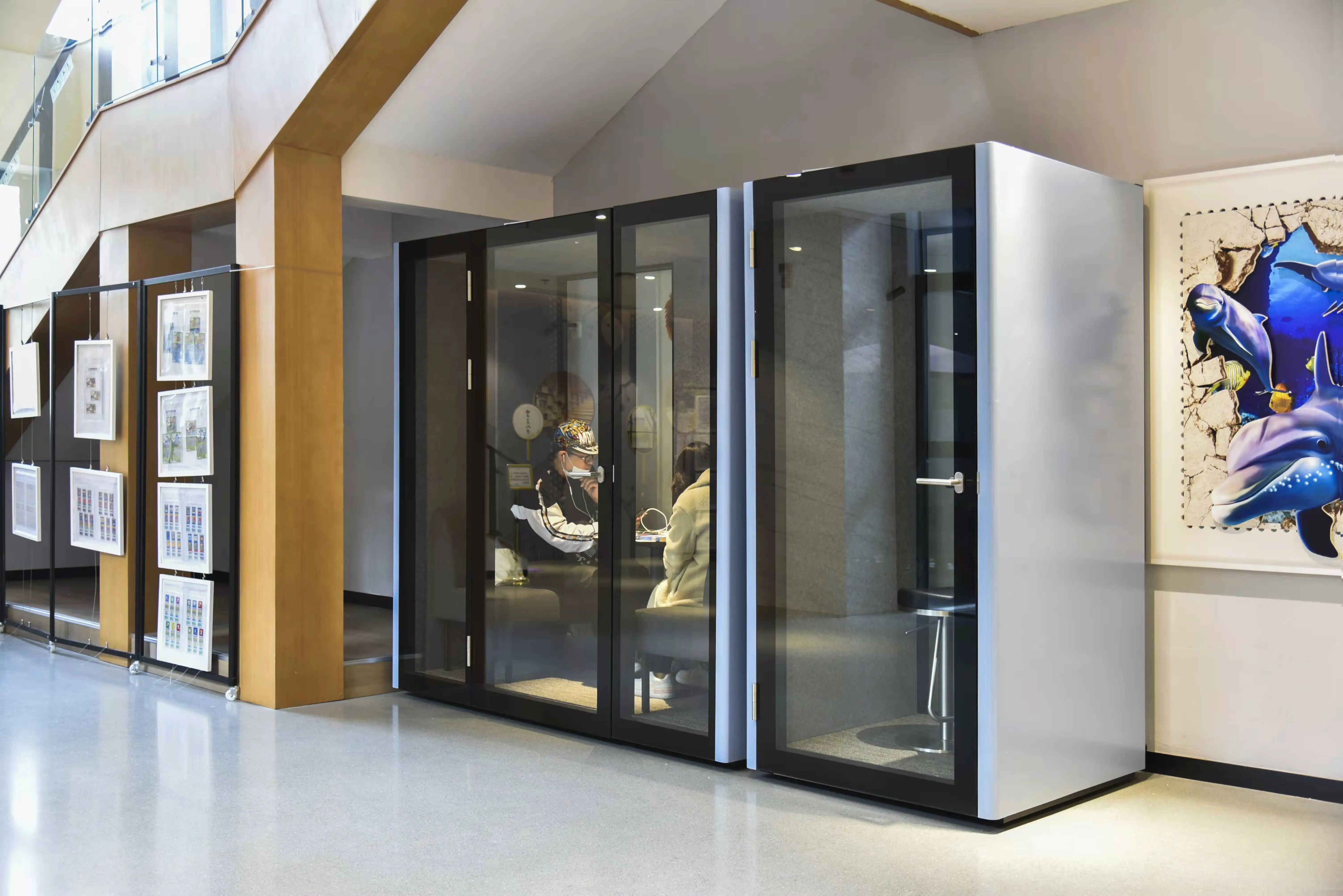 Soundproof Recording Booth - Modern Acoustic Room Design