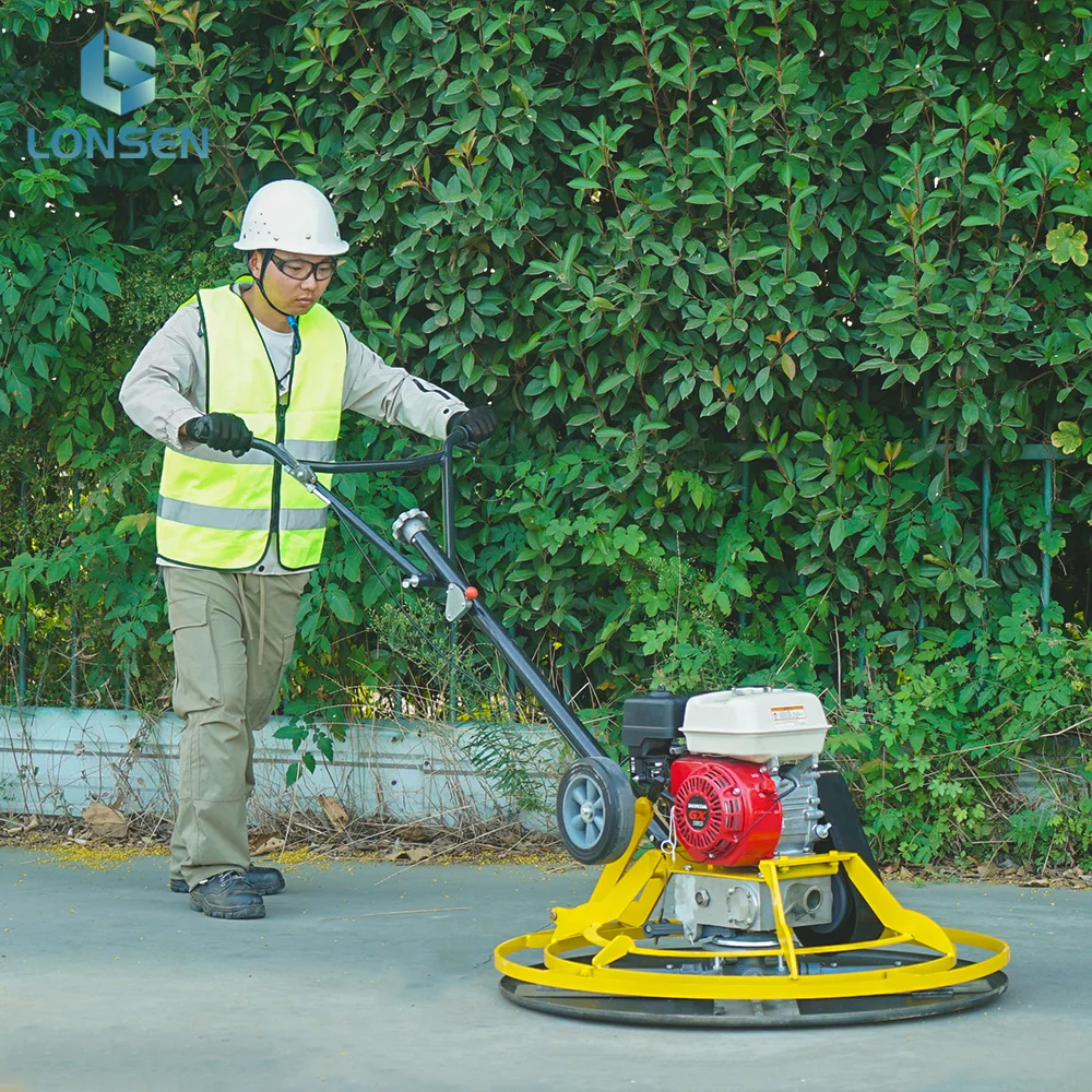 heavy duty gasoline concrete surface power float trowel machine ...