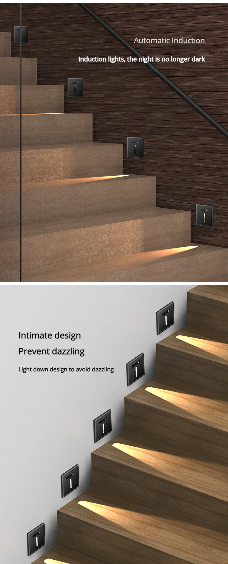 86 Recessed Staircase Lighting LED Wall Lamp Indoor IP44