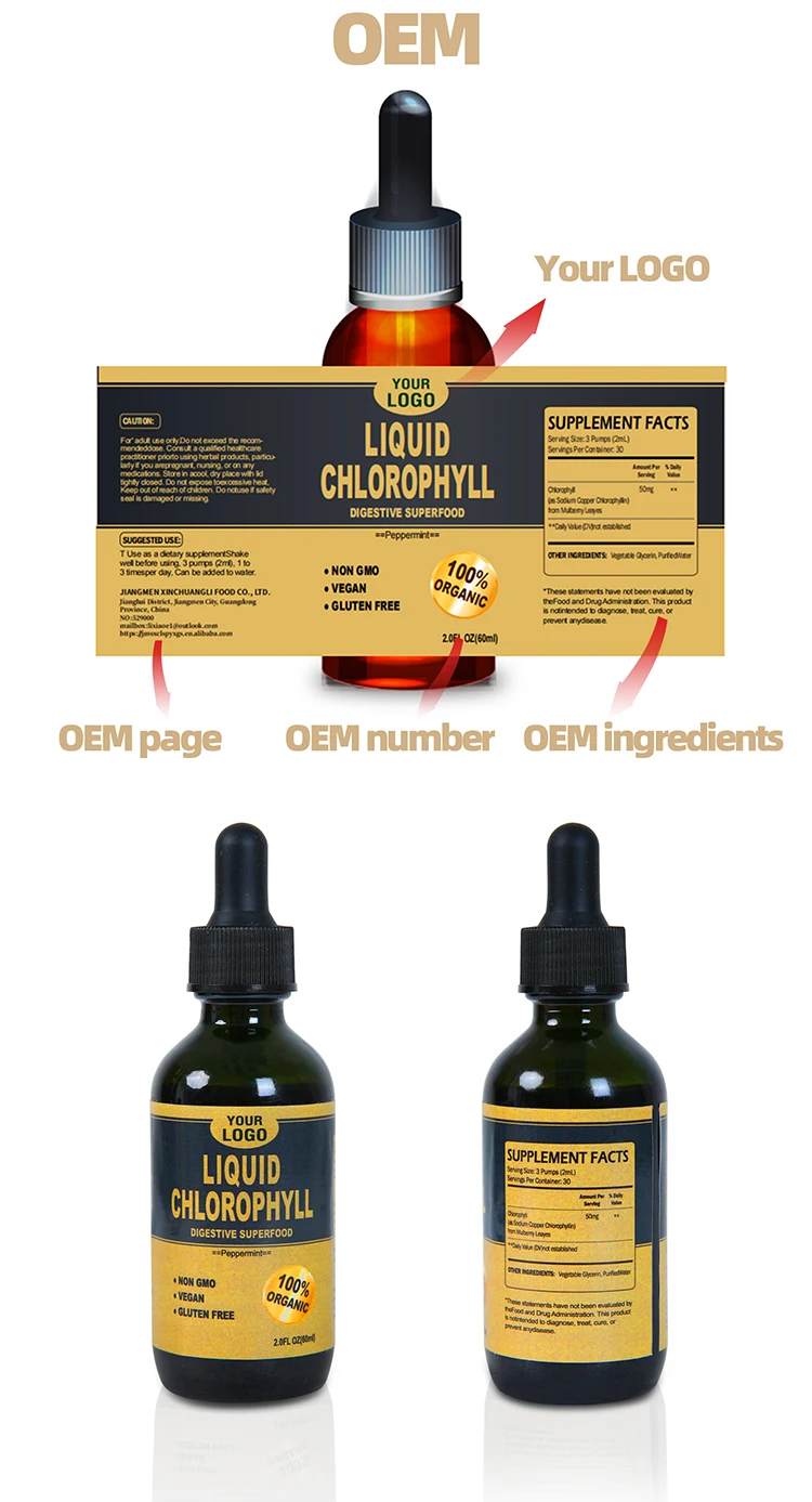 Wholesale Chlorophyll Liquid Drops 60 mg - Premium Liquid Chlorophyll ...