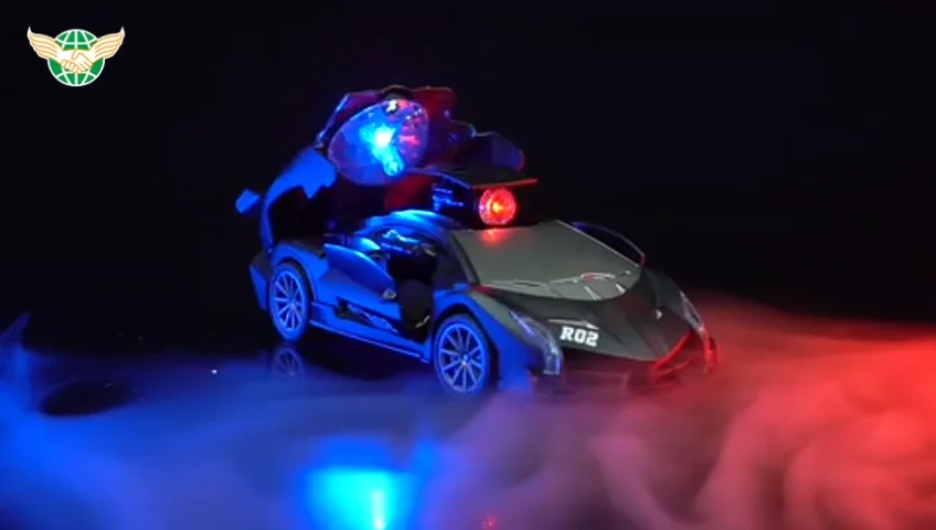 One-click Opening Missile Vehicle With Light And Music Electric Remote ...