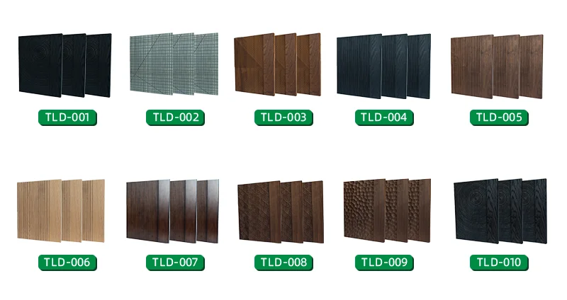 Materials Luxurious Wooden Slat Ornament Decoration Exterior Flute ...