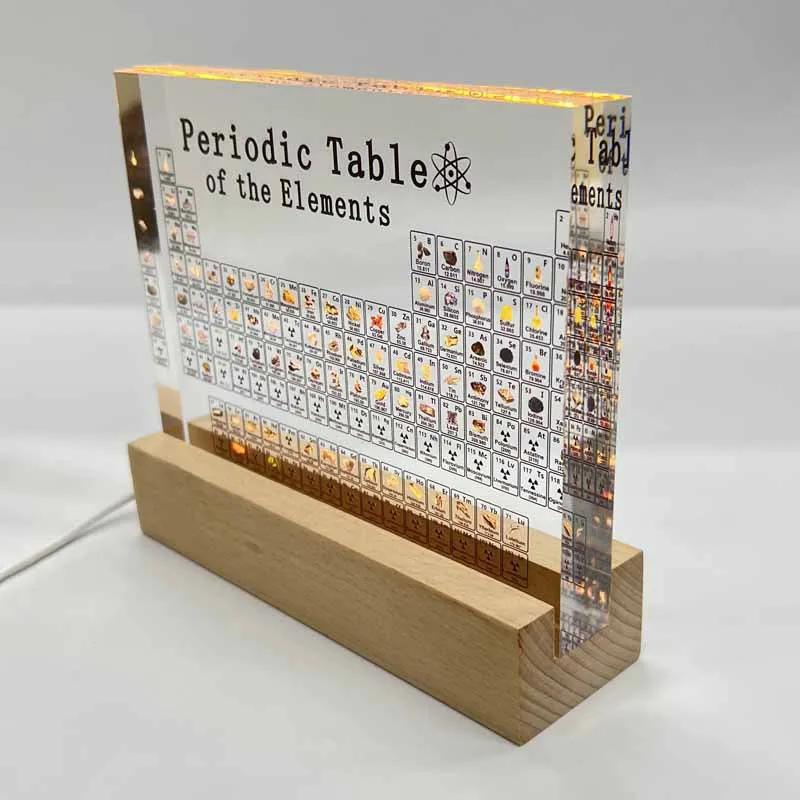 Customized New Brand 3d Science Creative Chemical Periodic Table With ...