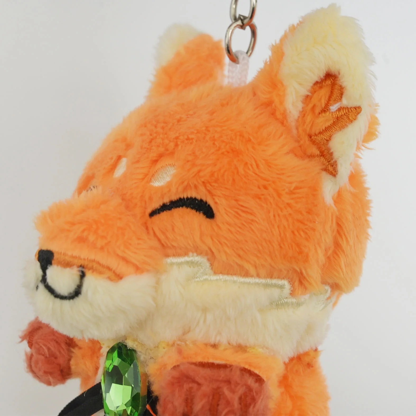 Holiday Gift Fluffy Fox Cute Animal Key Ring Holder Bag Charm Pendant ...