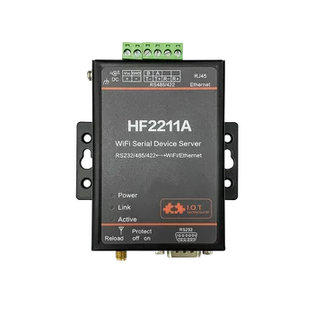 Hf2211a Wifi Serial Device Server Rs232/rs485/rs422 Serial Port To Wifi Ethernet Converter ...